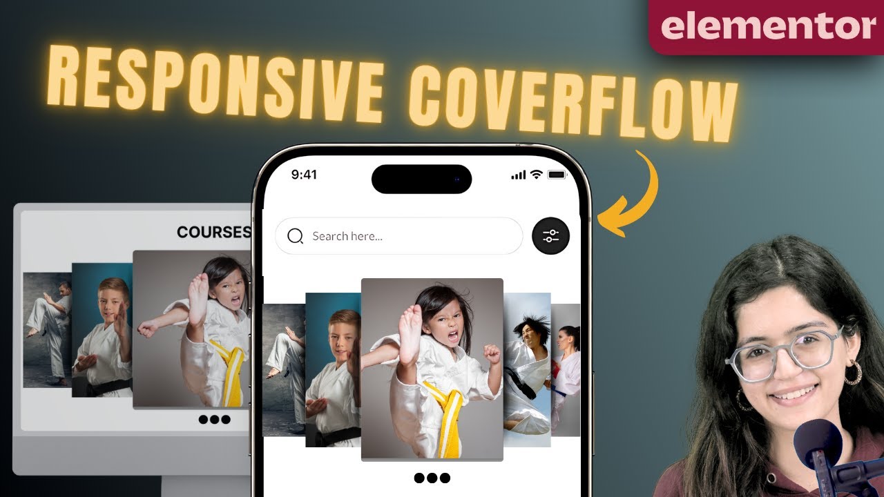 New Coverflow Carousel - Responsive+Elementor