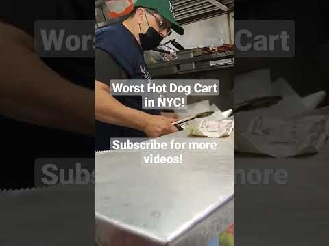 Worst Hot Dog cart in NYC!!!