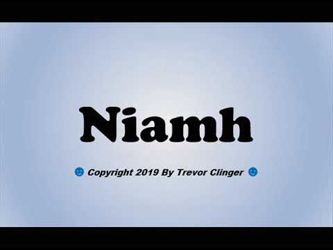 How To Pronounce Niamh