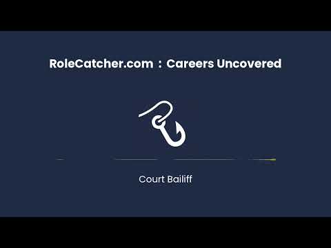 Court Bailiff : Careers Uncovered