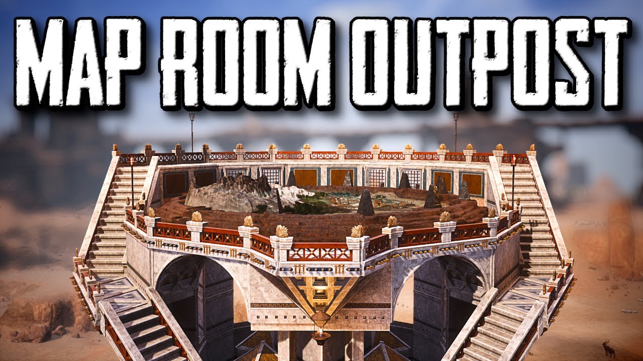 MAP ROOM OUTPOST! - Conan Exiles (Build Guide)