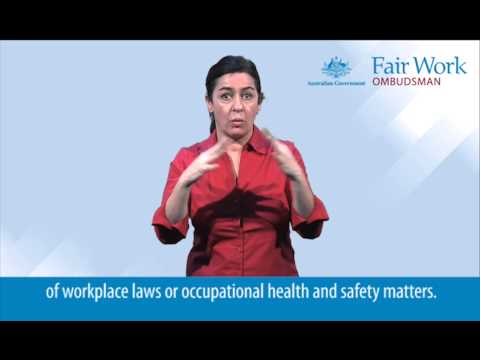 Fair Work Ombudsman - Right Of Entry