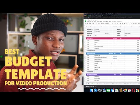 My video production budget template 2021