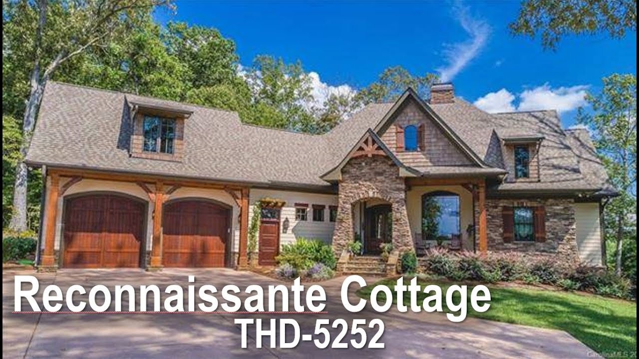 Tour of Spacious Craftsman Cottage House Plan | THD-5252