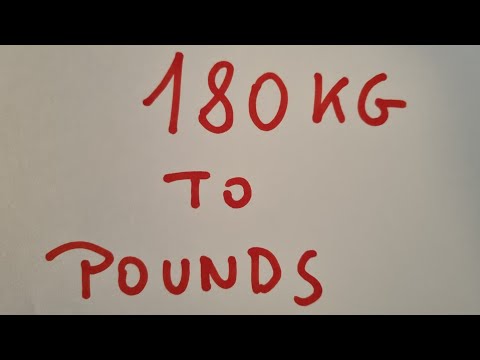 180 kg to pounds