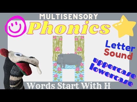 Letter and Word Sounds Like 'H' For Hippo | Animal Alphabet Phonics For Kids
