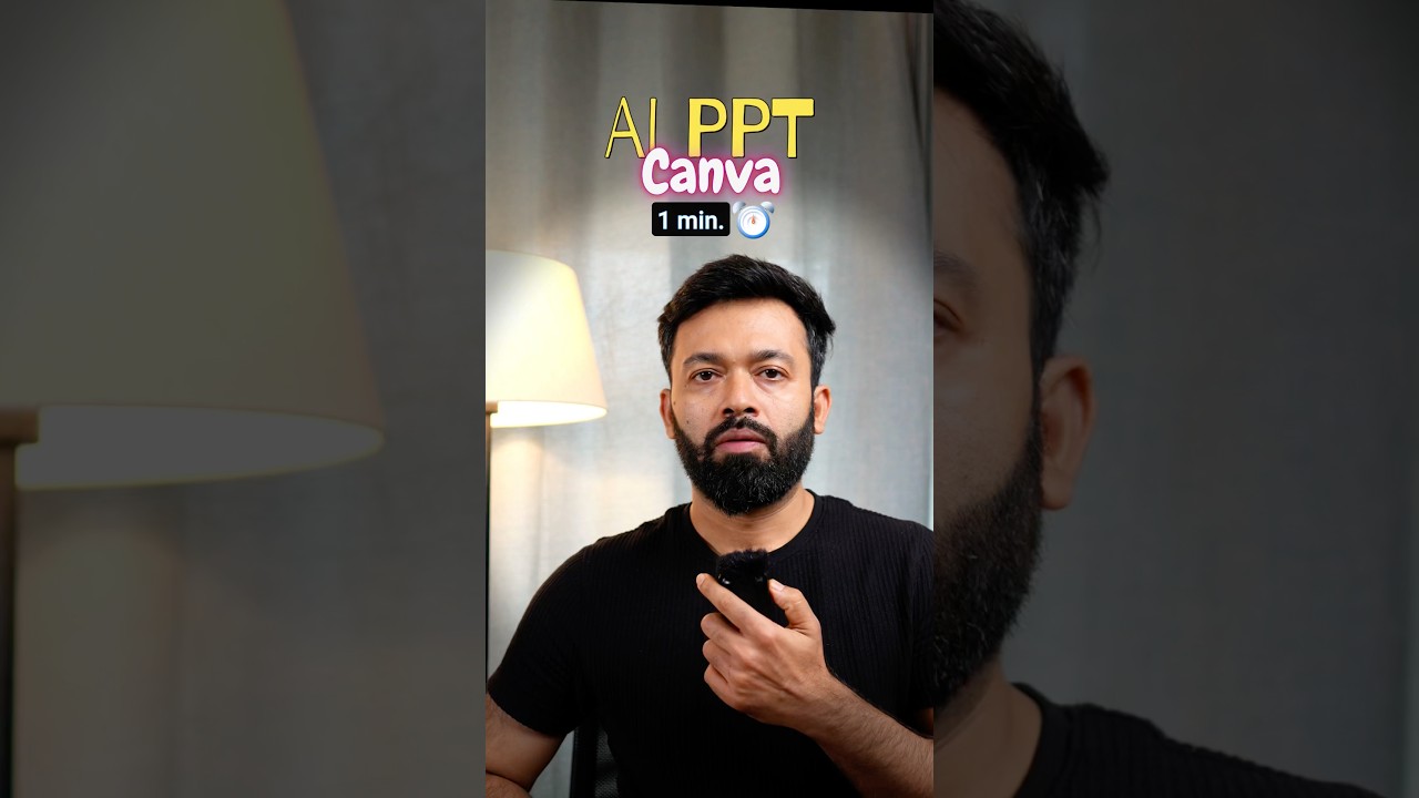 Free PPT under 1 min with Canva AI #aippt #ppt #presentation