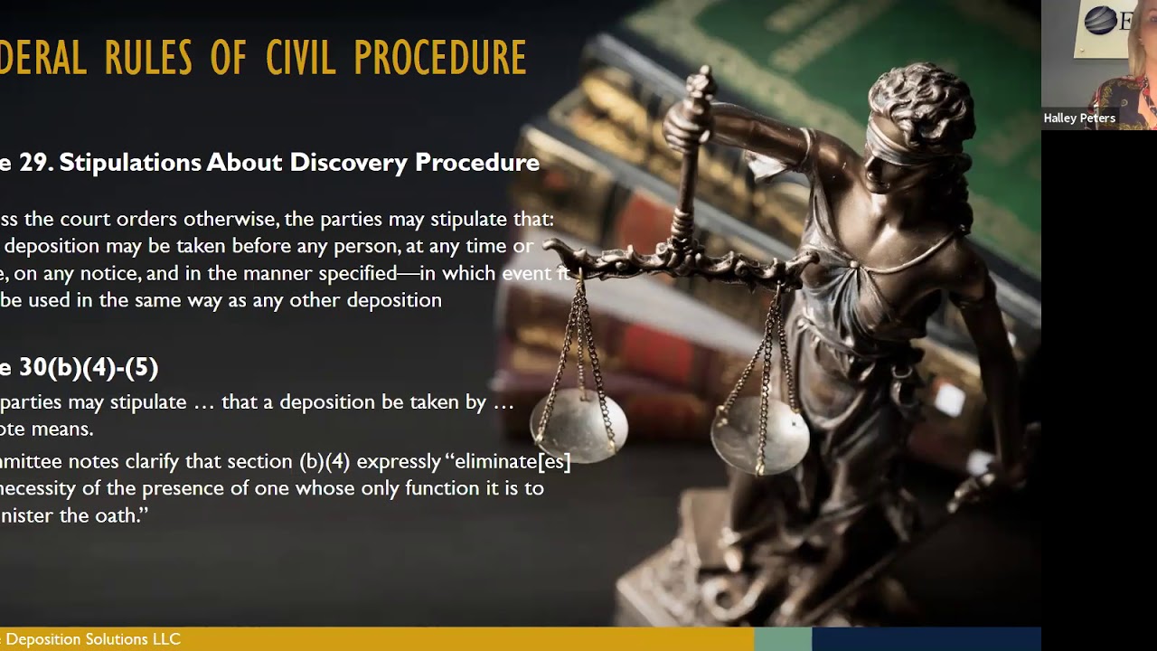 Conducting Depositions Online – What You Need to Know