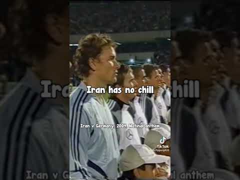 Iranians does the Nazi Salute during the German anthem