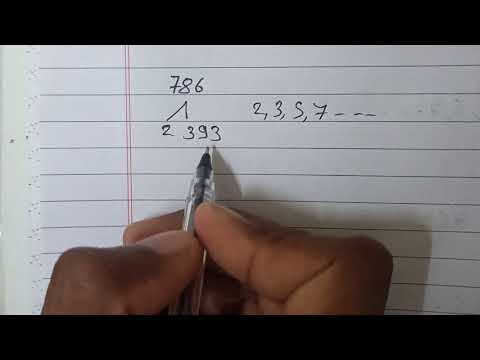 factor tree of 786 | prime factor tree |