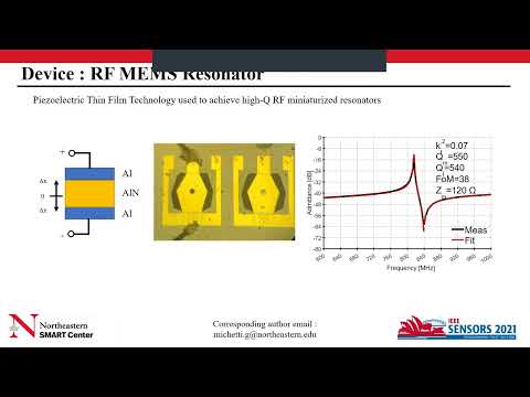 Hybridly Integrated MEMS-IC RF Front-End for IoT with Embedded Filtering and Passive Voltage