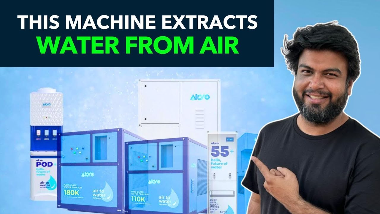 Innovative Technology: Extracting Water from Air to Combat Water ...