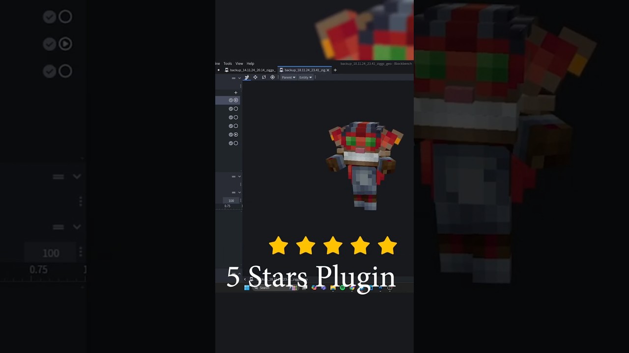 100% Recommended Plugin [All Blockbench Plugins prt1] #blockbench #addons #Tips #Tricks #minecraft
