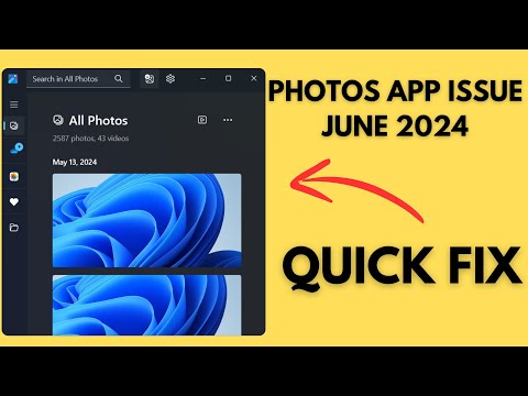 Fix Microsoft Photos app fails to open/Not opening or Working Windows 11 2024