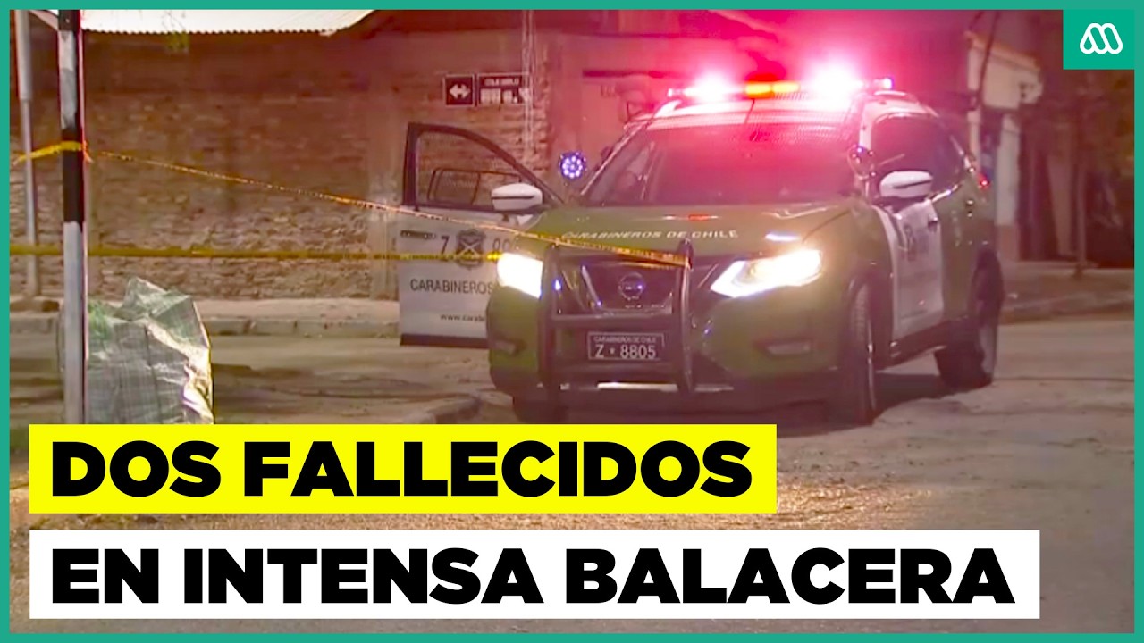 Fatal balacera en Recoleta: Dos personas mueren en enfrentamiento entre delincuentes