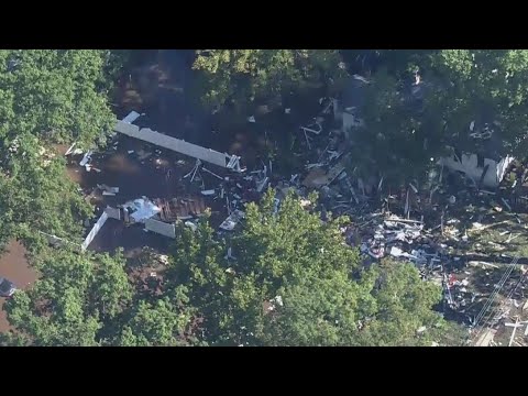 House explodes in Rahway, New Jersey.
