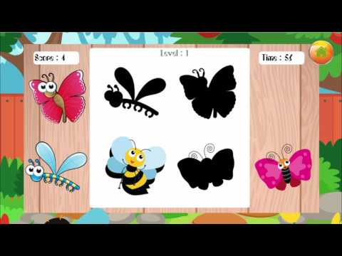 Insects Shapes puzzles for kids free Android Game