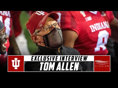 Indiana Head Football Coach Tom Allen Discusses His Team's Upset Over Penn State | Stadium