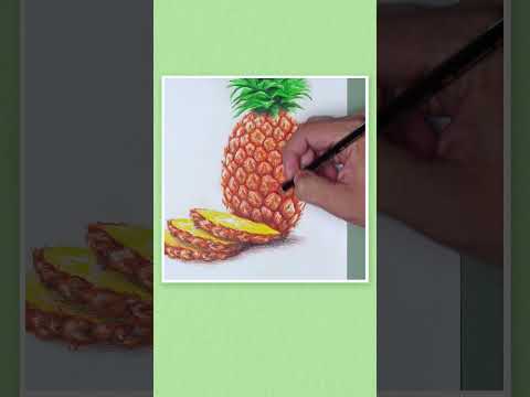 Can you smell and taste this pineapple? That’s the power of art! #fabercastell #visualasmr #asmr