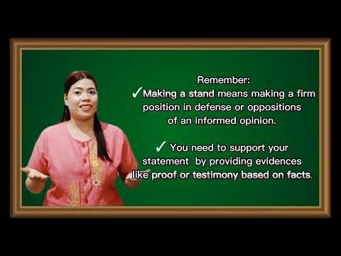 Make a stand on an Informed Opinion