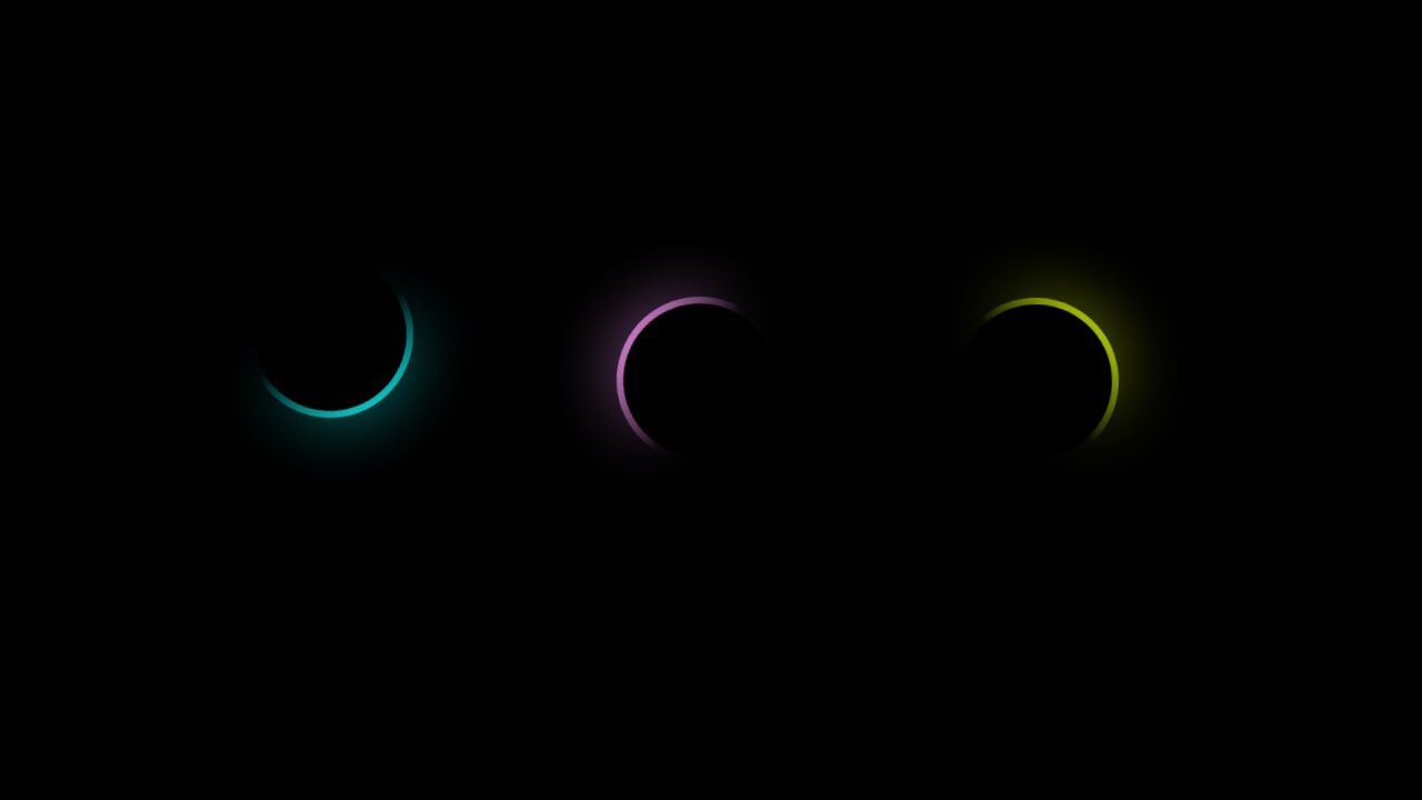 Glowing Loader Ring Animation  | Pure CSS Animation Effects