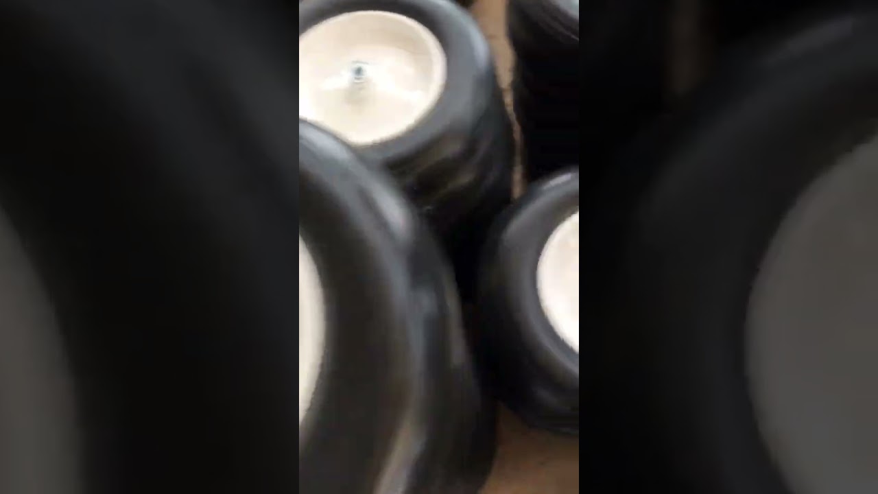 3.50-8 Wheelbarrow PU Foam flat free wheels, Solid rubber Puncture Proof Tyre