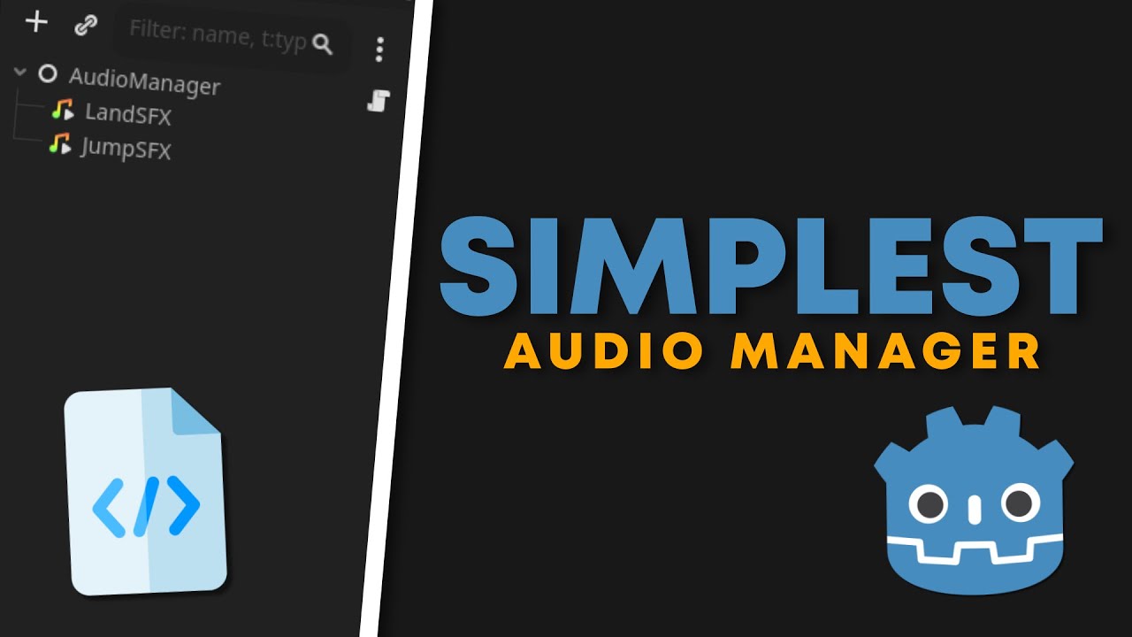The SIMPLEST Audio Manager in Godot 4 - Tutorial