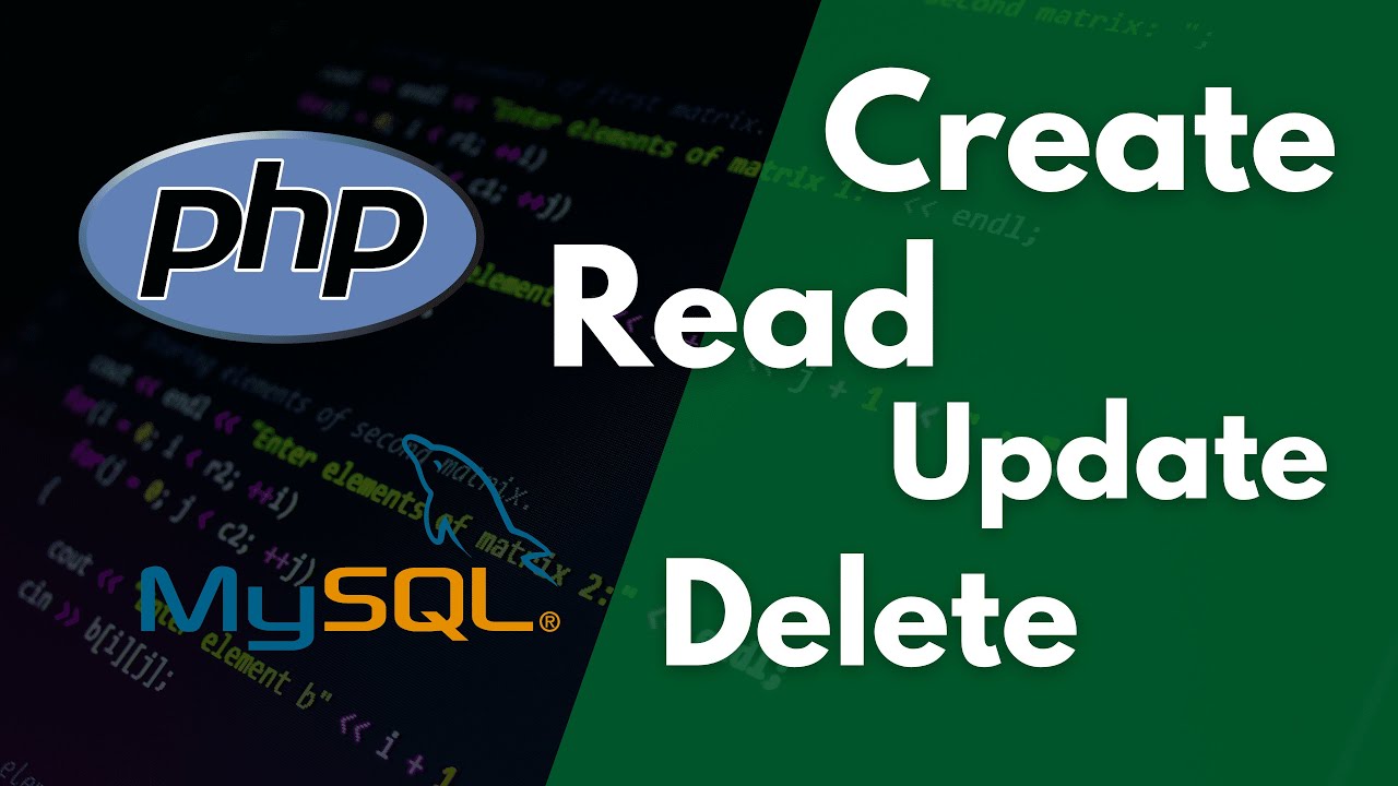 CRUD Operations in PHP - Complete Tutorial For Beginners