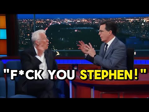 Richard Gere STORMS Off Stephen Colbert's Show After Fiery Live Clash