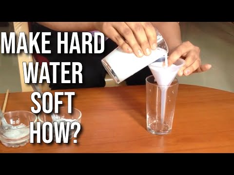 How to make Hard Water Soft using Washing Soda and Filtration Science Experiment