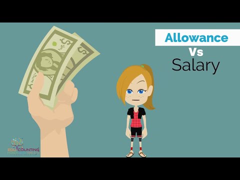 Kids Earn an Allowance | Parents Earn a Salary | Learn The Similarities for Financial Literacy