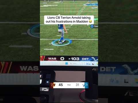 Terrion Arnold is every Lions bettor 😔 #nfl #nflbetting #nflmemes #lions #commanders #terrionarnold