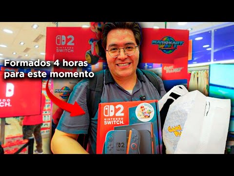 Nos FORMAMOS POR MAS DE 4 HORAS para comprar la Nintendo Switch 2