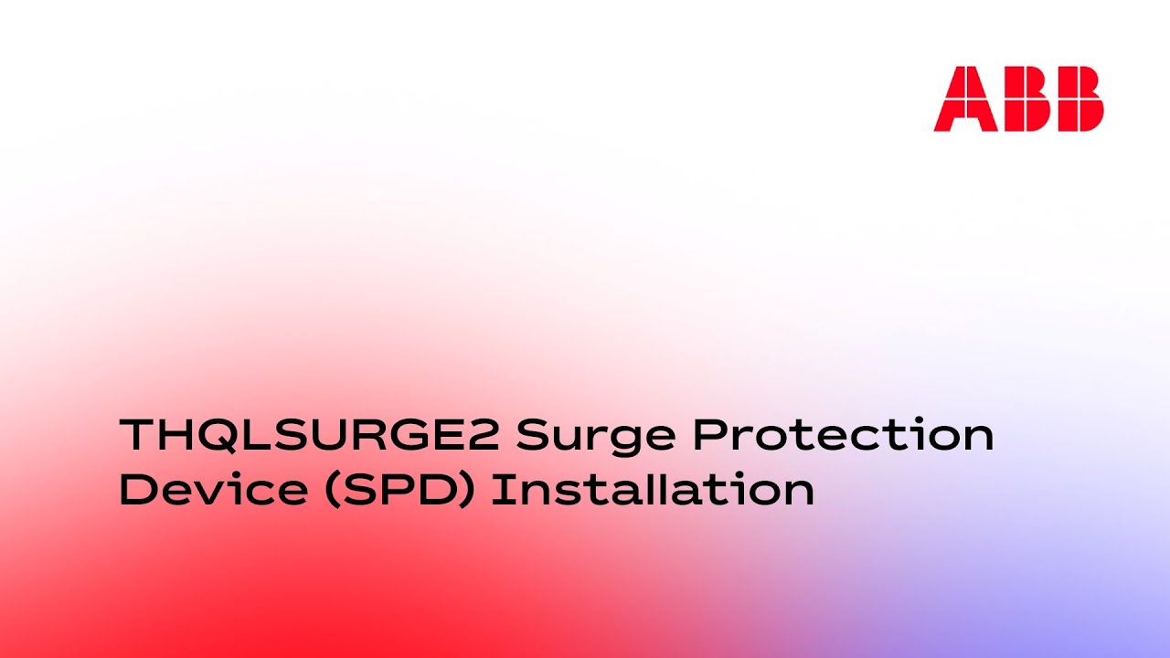 How to Install ABB’s THQLSURGE2 Surge Protective Device | Whole-Home Protection