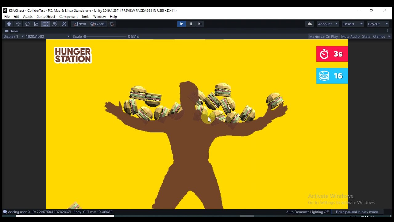 Kinect V1/V2 Game