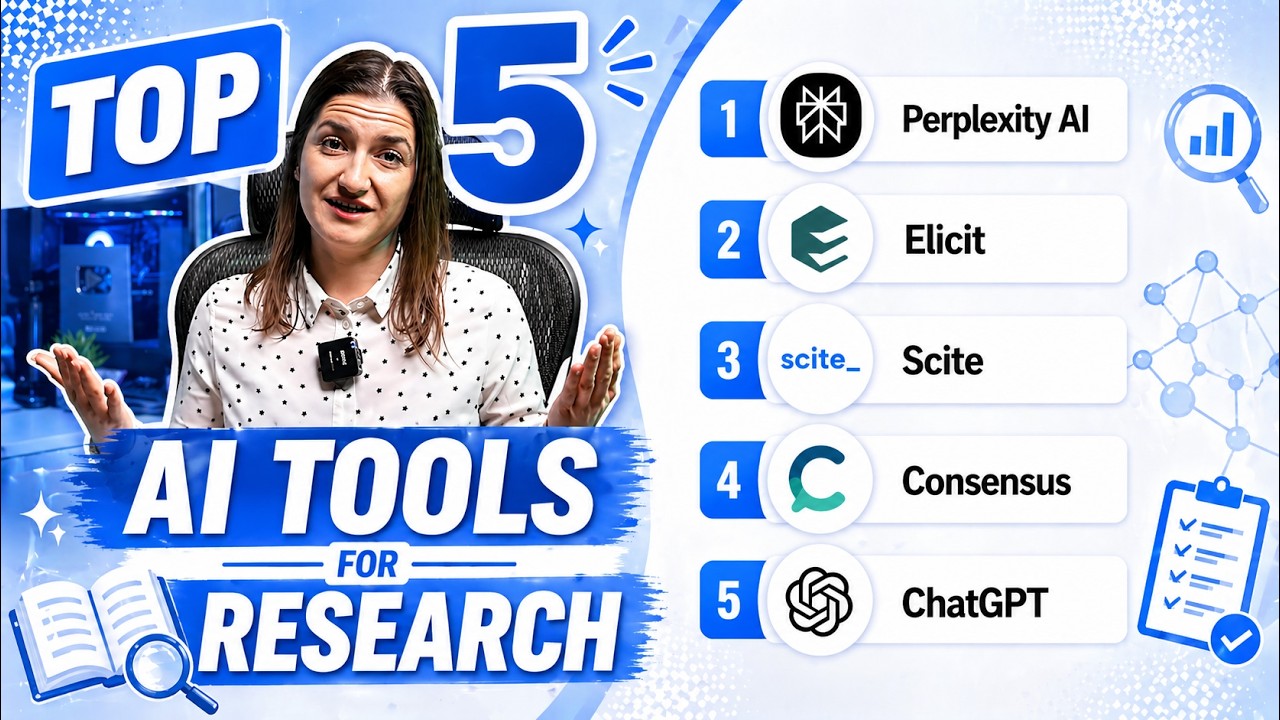 Top 5 AI Tools for Research