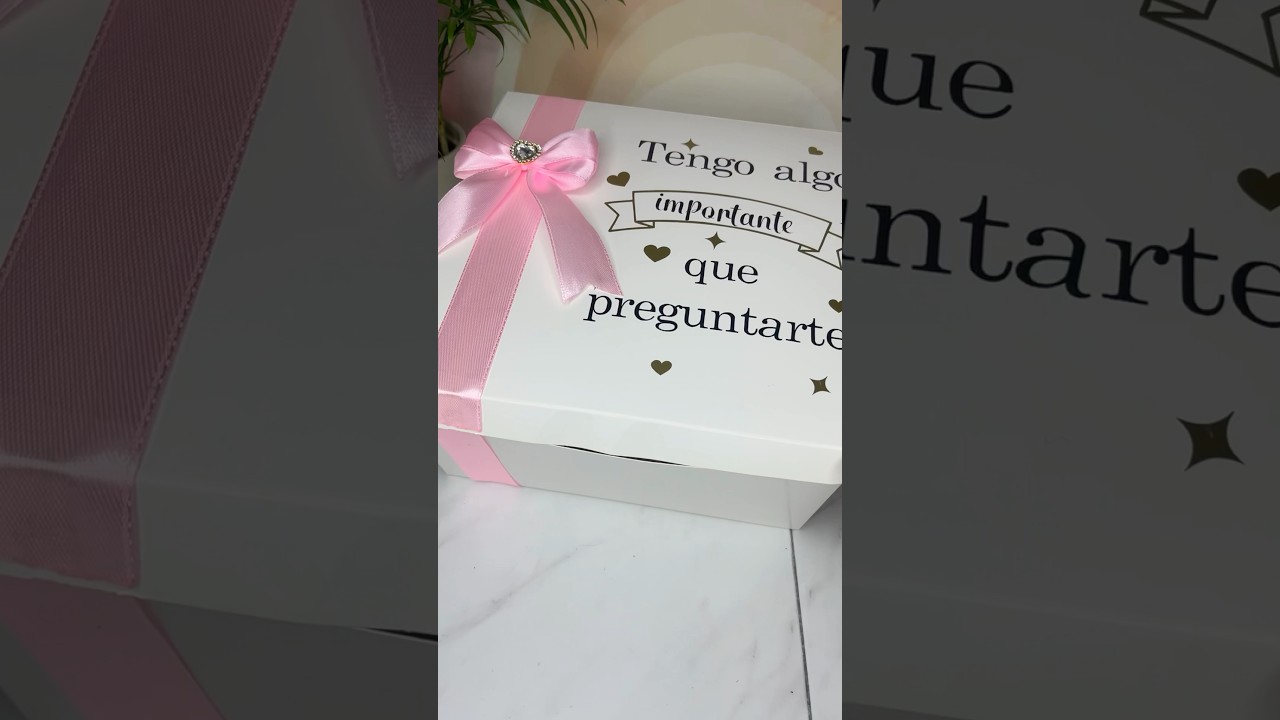 Caja para pedida de padrinos #padrinos #cajaparapadrinos #bautizos #regalos