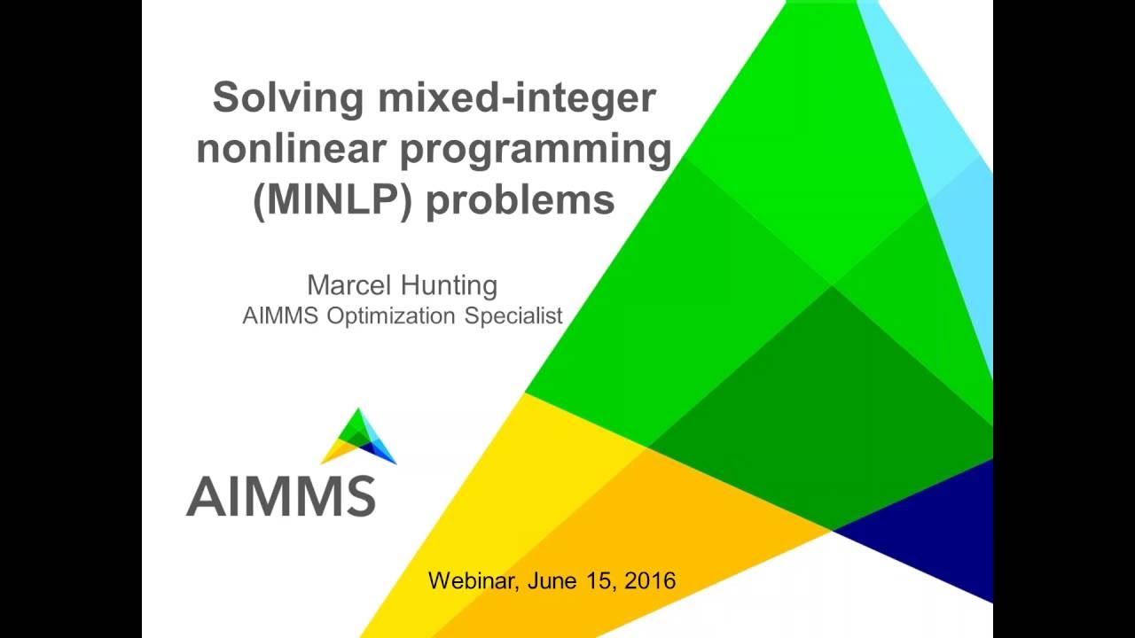 Solving Mixed-Integer Nonlinear Programming (MINLP) Problems