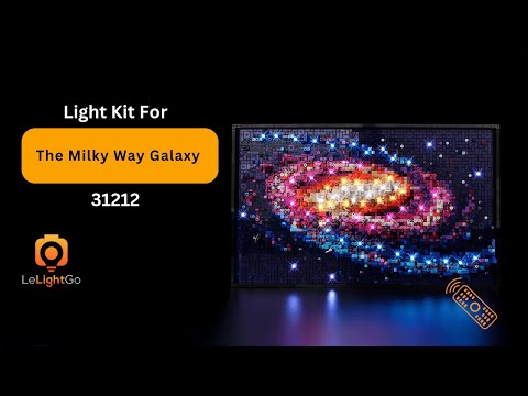 Remote Light Kit for Lego Art 31212 The Milky Way Galaxy
