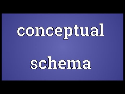 Conceptual schema Meaning