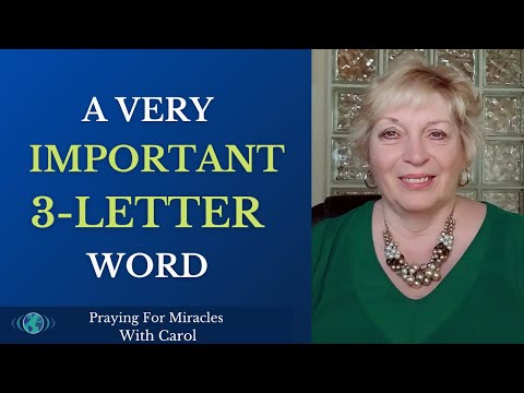 A Very Important 3-Letter Word | Eye-Opening Message You Need To Hear