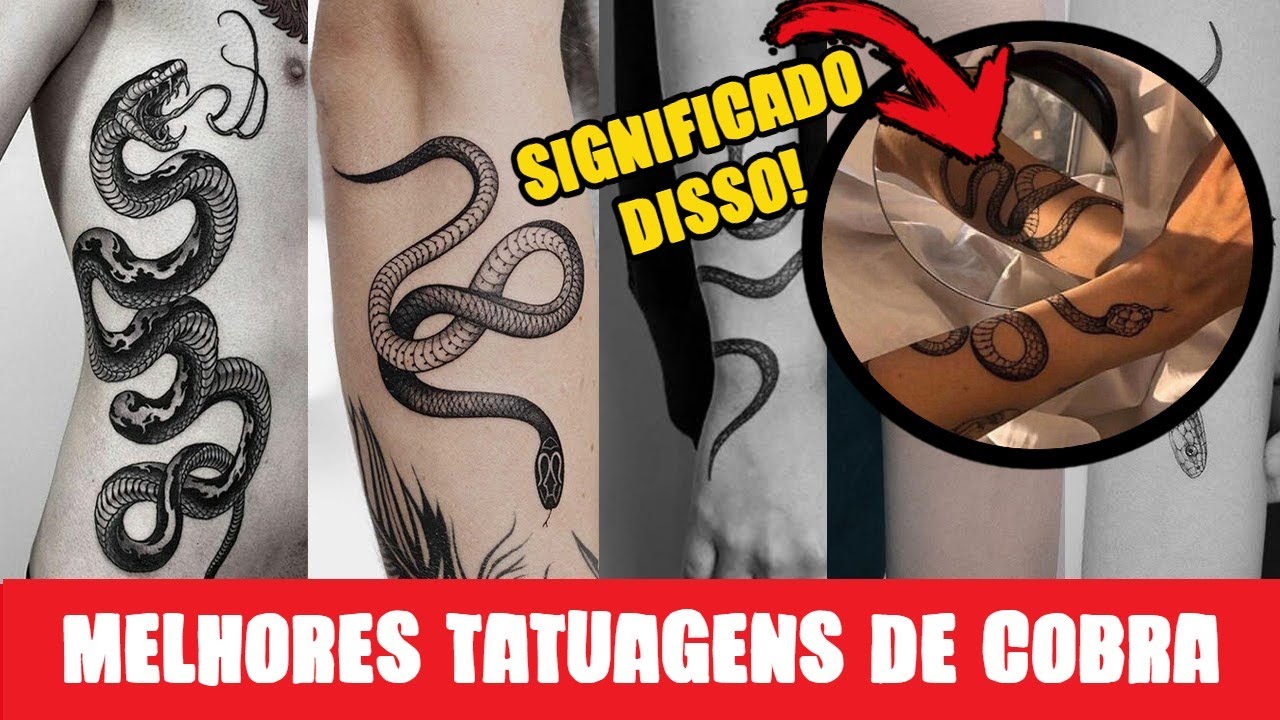 Significado da Tatuagem de Cobra | Melhores IDEAIS da Tattoo de Cobra