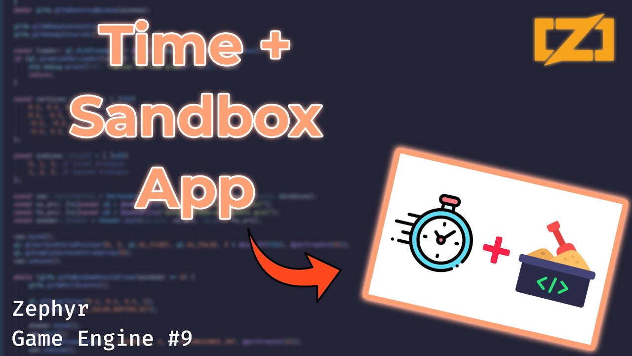 Time + Sandbox App // Zig Game Engine Series