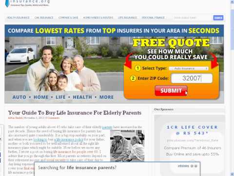 Term Life Insurance for Elderly Parents Quotes