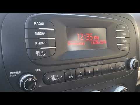 Set clock on 2015 Kia Soul
