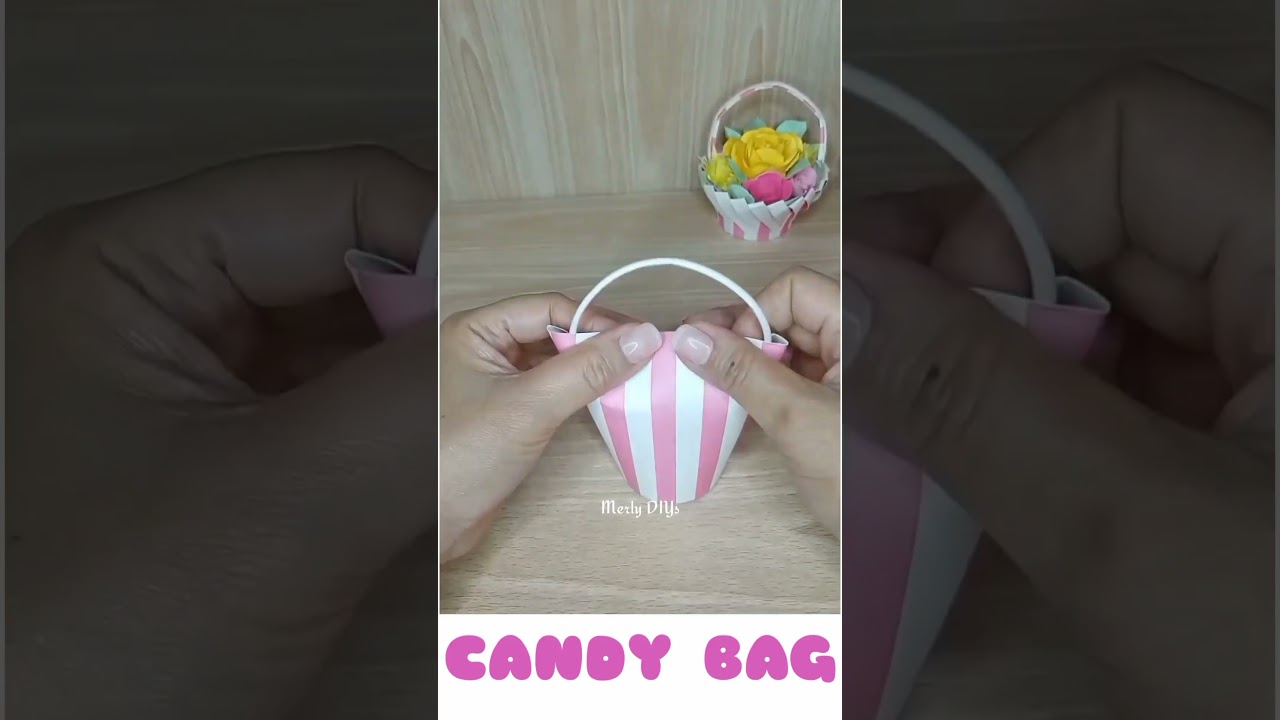 DIY CANDY BAG | GOODIES | GIVEAWAYS #giftideas #diygift #diycrafts #papercupcraft
