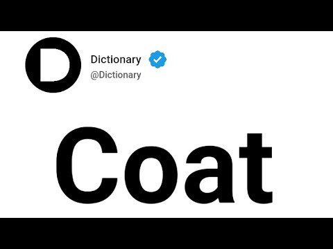 Coat Meaning In English