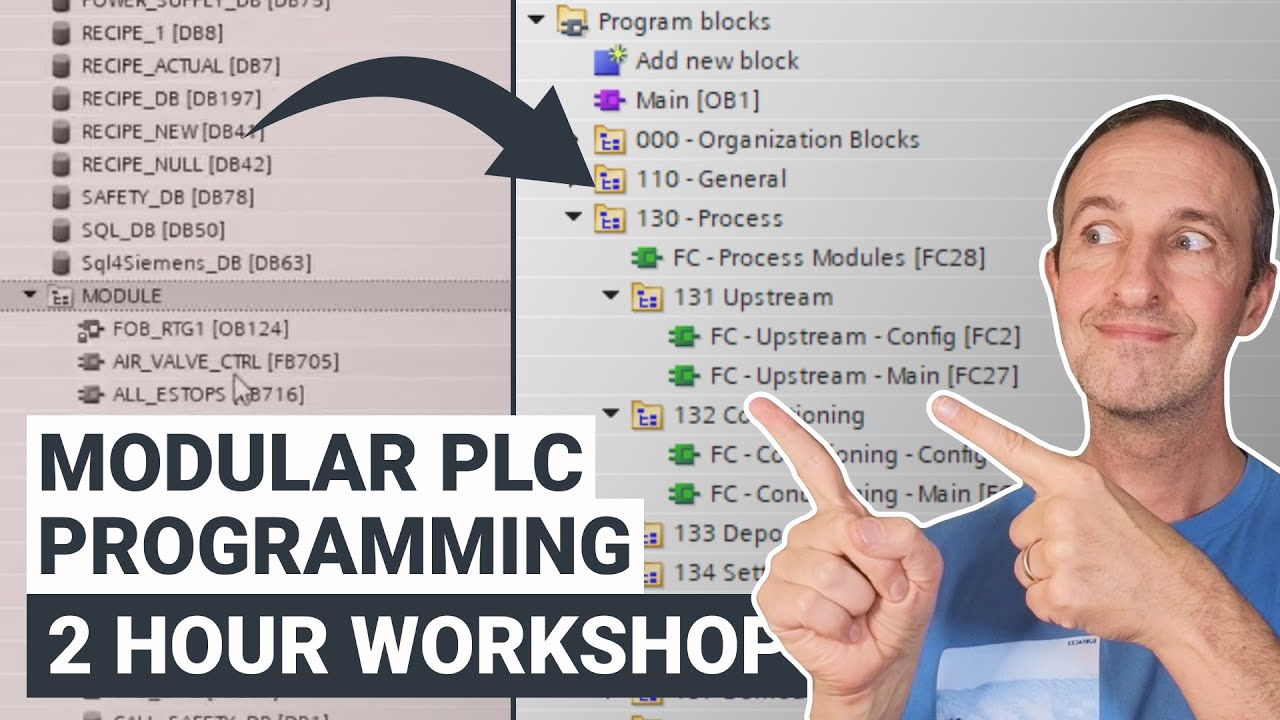 TIA Portal Made Easy: Build Modular PLC Applications (2 Hour Workshop)