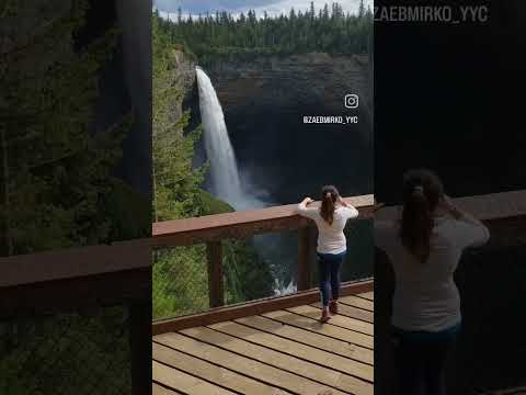 Helmcken Falls in Wellsgrey provincial park british Columbia Canada🇨🇦.#bcprovincialparks
