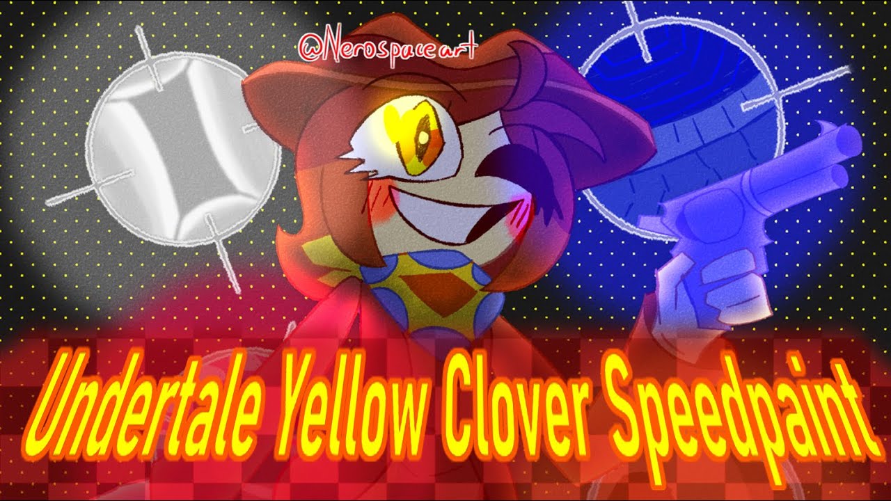 Undertale Yellow Clover Speedpaint